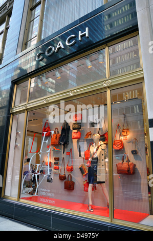 Coach storefront, New York City, USA Stock Photo - Alamy