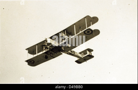 Vickers Vimy British heavy bomber aircraft plane, biplane of First ...