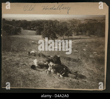 A scene from the 1915 silent film *The Lamb*, preserved by the New York ...