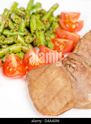 grilled beef tongue Stock Photo - Alamy