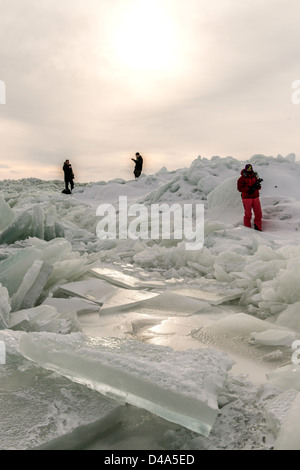 Frozen Baltic sea Swedish Lapland Sweden Scandinavia Stock Photo - Alamy