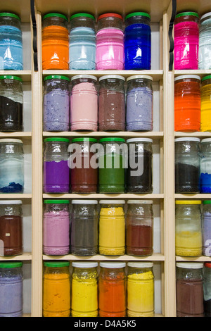 Morocco. Marrakech. Shop Dyes Stock Photo - Alamy