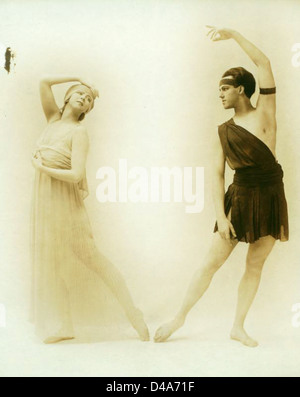 Ruth St. Denis and Ted Shawn, pioneers of modern dance, are captured in ...