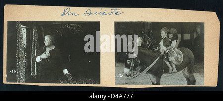 A 1915 silent film still from 'The Little White Violet,' featuring a ...