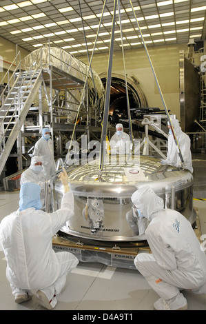 The James Webb Space Telescope (JWST) is unveiled in its clean room at ...