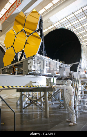 The JWST underwent cryogenic testing of its primary mirror segments at ...