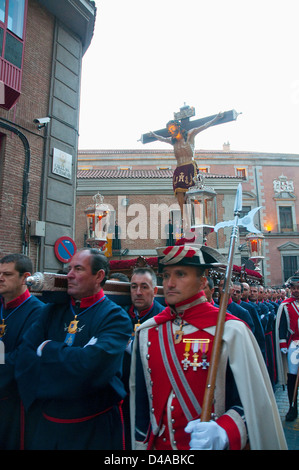 Easter Parade Procession Semana Santa Madrid Spain Stock Photo ...