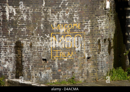 Irlam Locks on the Manchester Ship Canal from the Mersey Ferry Stock ...