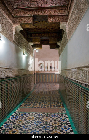 Morocco, Marrakech, Medressa Ben Yussuf Stock Photo - Alamy