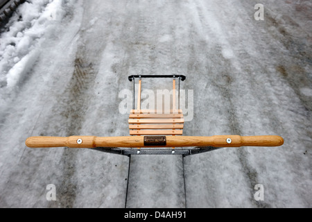 kicksled norway europe Stock Photo - Alamy