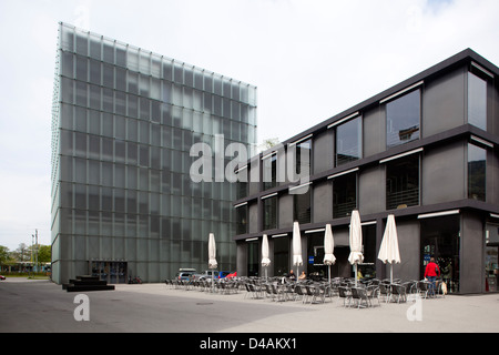 Austria, Vorarlberg, Bregenz, Kunsthaus Bregenz, KUB, art museum ...