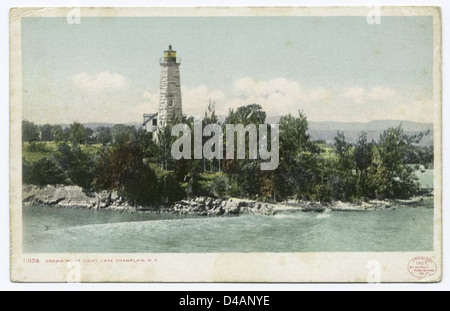 Crown Point Lighthouse, located on Lake Champlain in New York, was ...