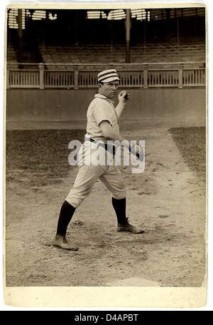 The image shows players from the Philadelphia Athletics baseball team ...