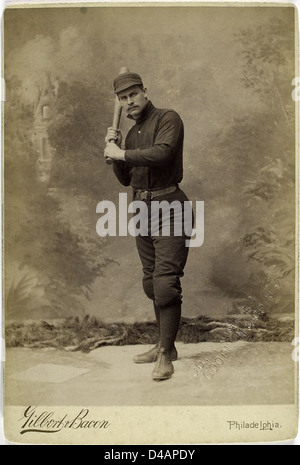 A photograph of Ben Sanders, a player for the Philadelphia Quakers ...