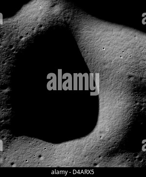 Moon's South Pole, Lunar Reconnaissance Orbiter (LRO) image. The LRO is ...