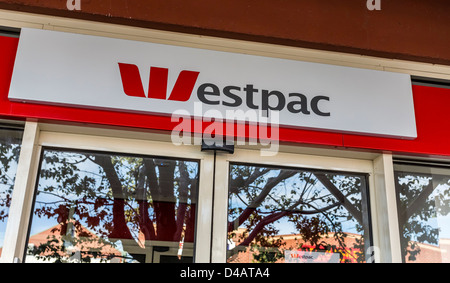 Sign for Westpac bank Stock Photo - Alamy