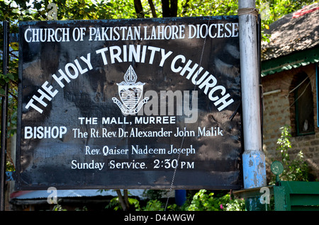 The Holy Trinity Church, Murree, Punjab Province, Pakistan Stock Photo ...
