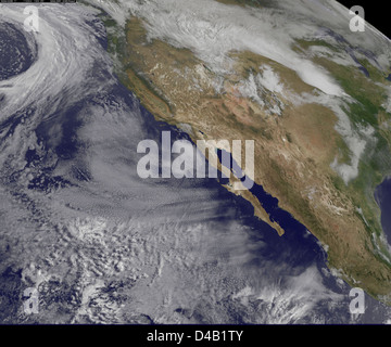 The GOES-11 satellite captures an image of Hurricane Eugene in the ...