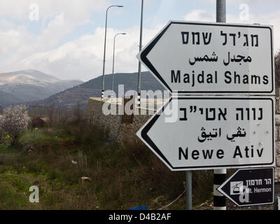 Road signs in Syria Stock Photo - Alamy