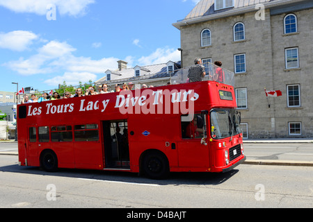 Red Tour bus Ottawa Ontario Canada National Capital City Stock Photo ...