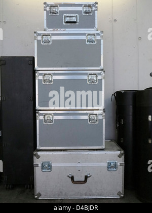 Metal flight case Stock Photo - Alamy