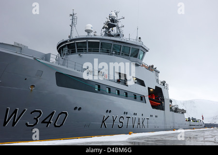 Norwegian Navy Kystvakt (Coast Guard) Bergen W341 a Barentshav class ...