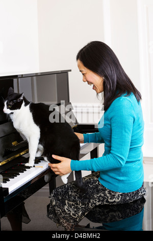 laughing, musician, piano playing, laugh, smiling, musicians, piano ...