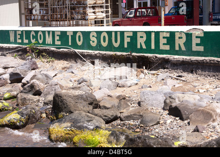 WELCOME TO ST LUCIA,SIGN Stock Photo - Alamy