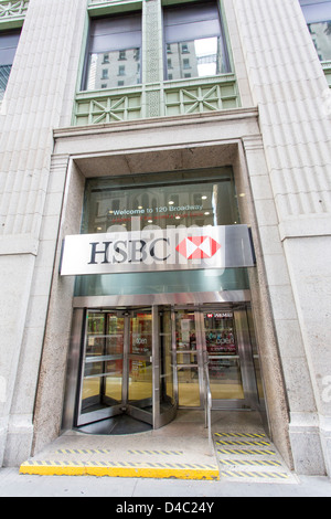 Front entrance of HSBC bank Stock Photo - Alamy