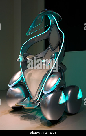 An "iUnit Personal Transportation Module" on display at the Toyota ...