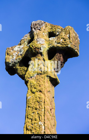 An ancient Angle Saxon cross depicting norse Mythology in Gosforth ...