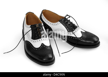 Vintage two tone dance shoes, Tony Rusecki Stock Photo - Alamy