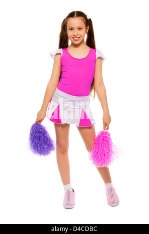 Close portrait of a girl show height on wall scale Stock Photo - Alamy