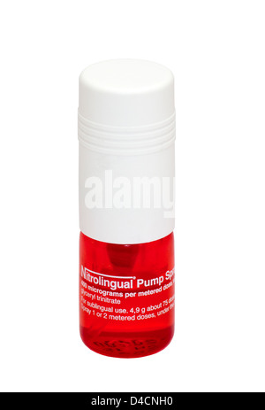 Glyceryl Trinitrate spray GTN Angina chest pain treatment treat box ...