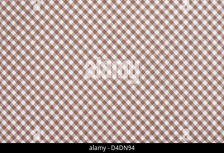 Brown textile texture, woven checkered fabric pattern in vintage style ...