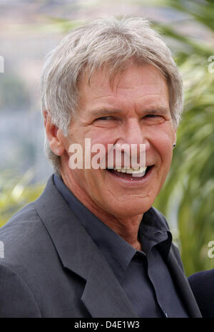 Actor Harrison Ford poses for photographers during a press conference ...