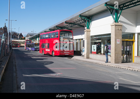 Gateshead Bus Station and Metro Interchange north east England UK Stock ...