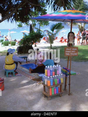 Thai beach massage, Patong Beach, Phuket, Thailand Stock Photo - Alamy
