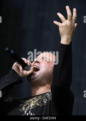 David Draiman a lead singer of Disturbed American heavy metal band ...