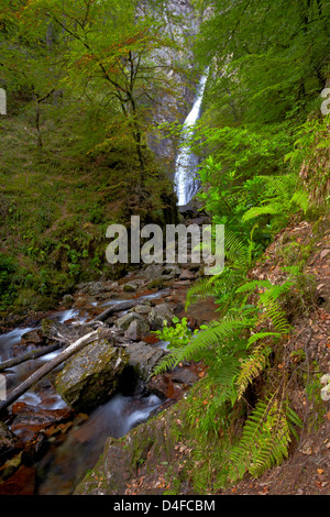Grey Mares Tail waterfall, Kinlochleven, Lochaber Stock Photo - Alamy