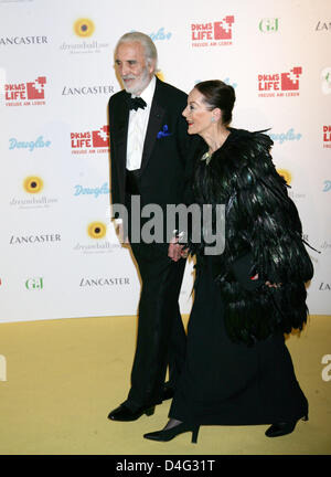 Christopher Lee and wife Gitte Lee Dreamball Gala held at the Grand ...