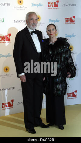 Christopher Lee and wife Gitte Lee Dreamball Gala held at the Grand ...
