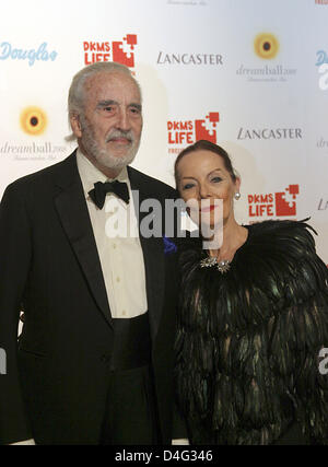 Christopher Lee and wife Gitte Lee Dreamball Gala held at the Grand ...