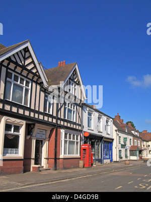 Kinver Constitutional Club and High Street, Staffordshire, England, UK ...