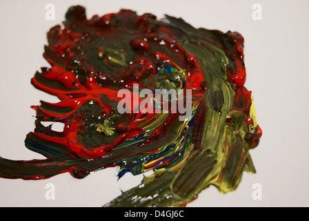 mix up wet paint Stock Photo - Alamy