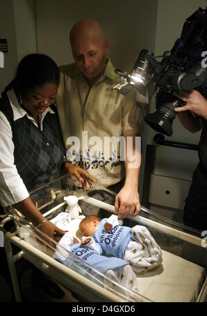 The happy parents of newborn twins Florence Addo-Gerth and Stephan ...