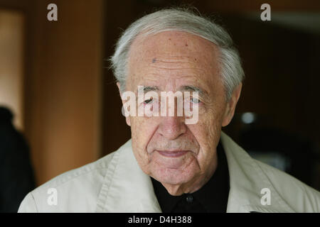 French composer and conductor Pierre Boulet conducts the dress Stock ...