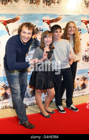 Director Marcus Rosenmueller (L-R) and actors and actresses Zoe ...