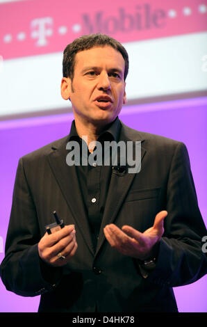 Chairman of German mobile network operator T-Mobile, Hamid Akhavan ...