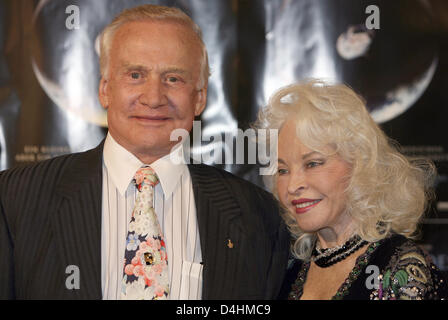 Astronaut Buzz Aldrin and his wife Lois Driggs Cannon attend the Louis ...